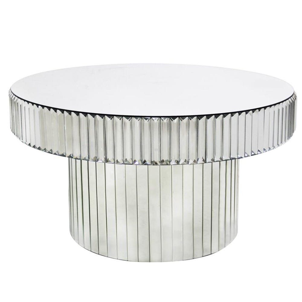 Elegantly Crafted Worley Round Coffee Table | Stylish Centerpiece