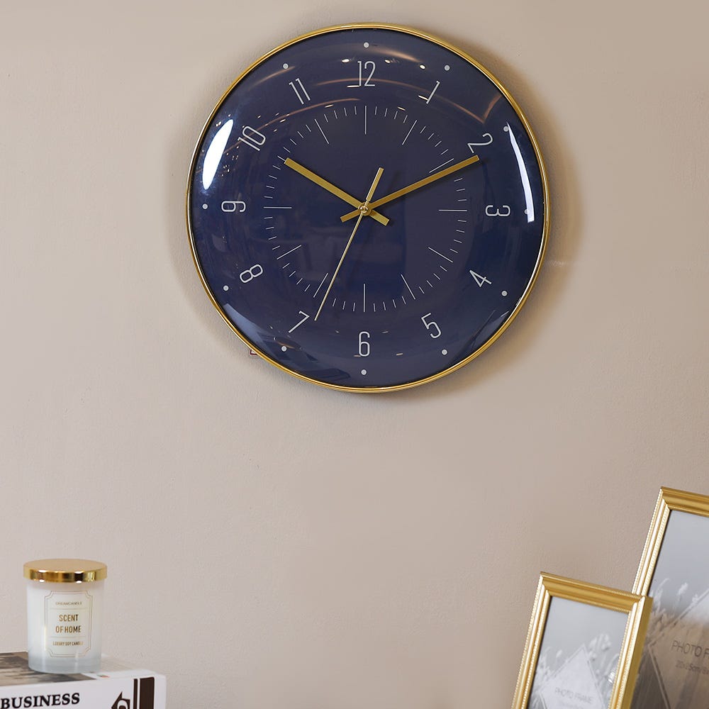SS21 Stolpa Step Movement Wall Clock Blue | Danube Home Bangladesh